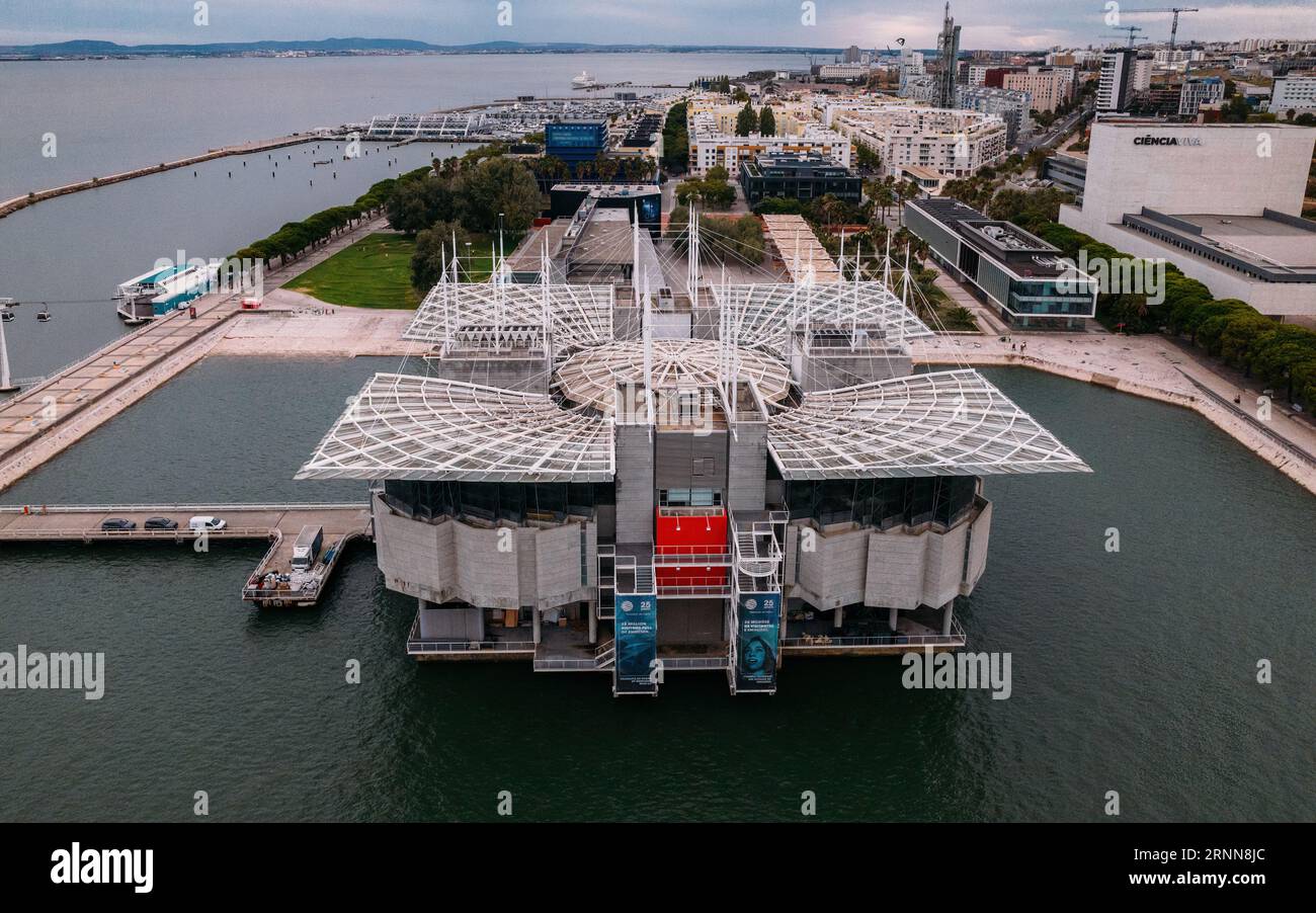 Lisbon, Portugal - Sept 1, 2023: Lisbon Oceanarium, the second largest ...