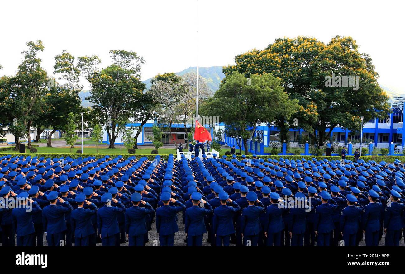 (170701) -- HONG KONG, July 1, 2017 () -- A flag-raising ceremony is ...