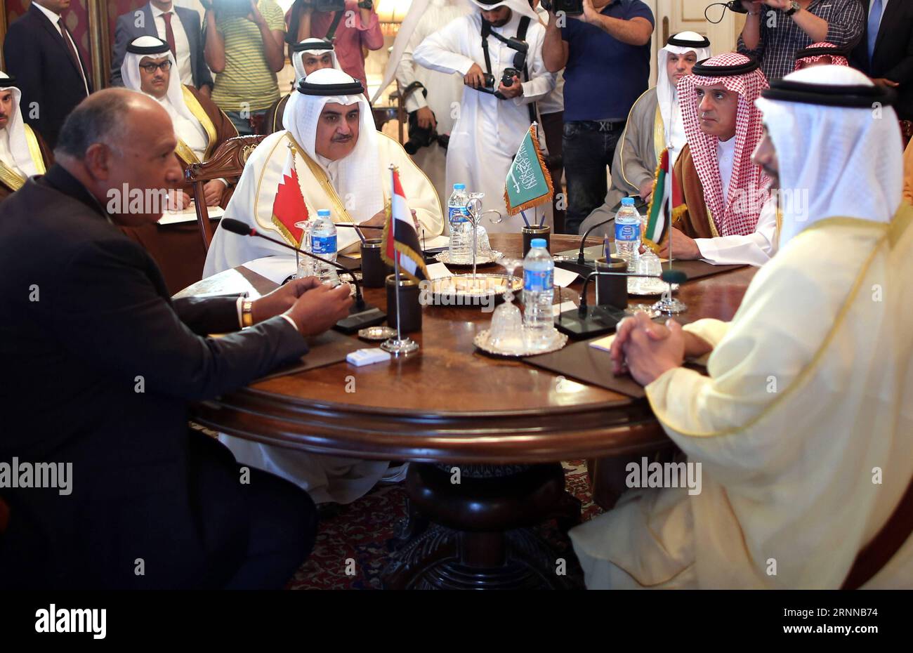 Foreign minister qatar khalid bin hi-res stock photography and images ...