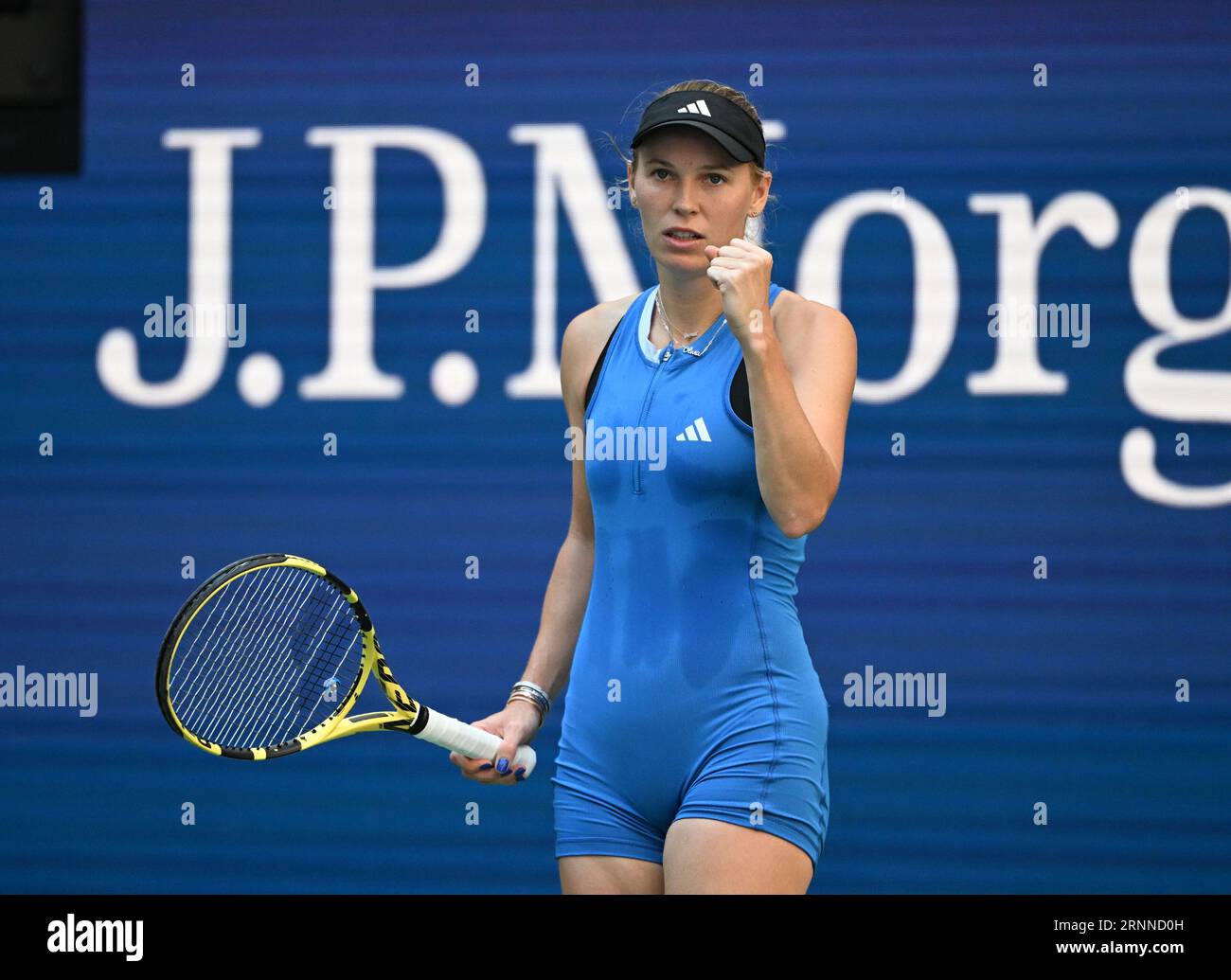 Flushing NY, USA. 01st Sep, 2023. **NO NY NEWSPAPERS** Caroline Wozniacki Vs Jennifer Brady on ...