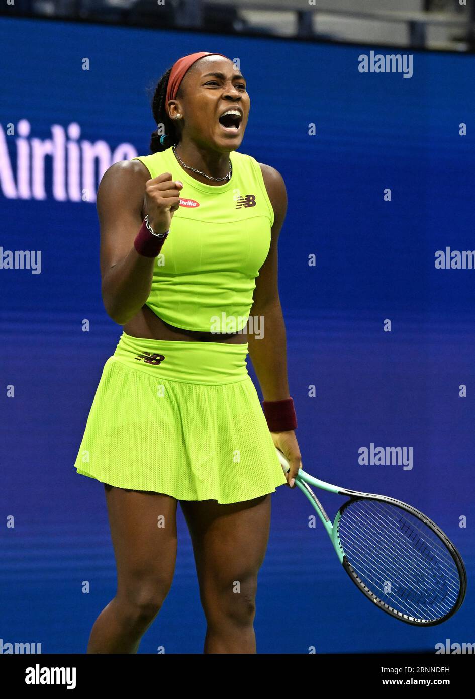 Flushing NY, USA. 01st Sep, 2023. **NO NY NEWSPAPERS** Coco Gauff Vs ...