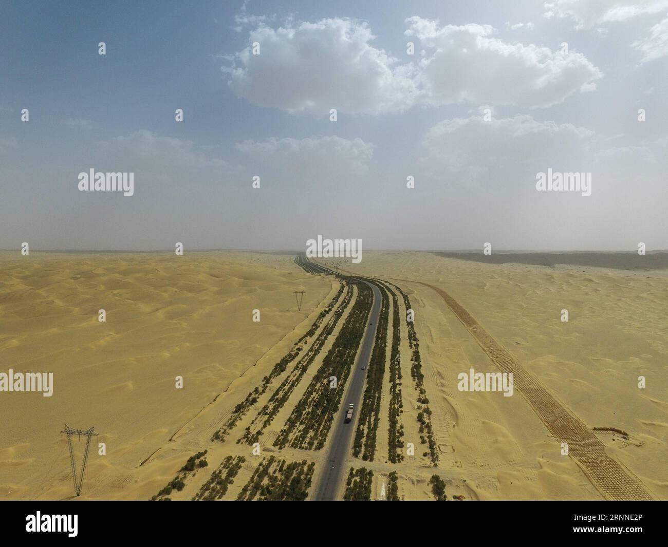 Tarim desert highway hi-res stock photography and images - Alamy