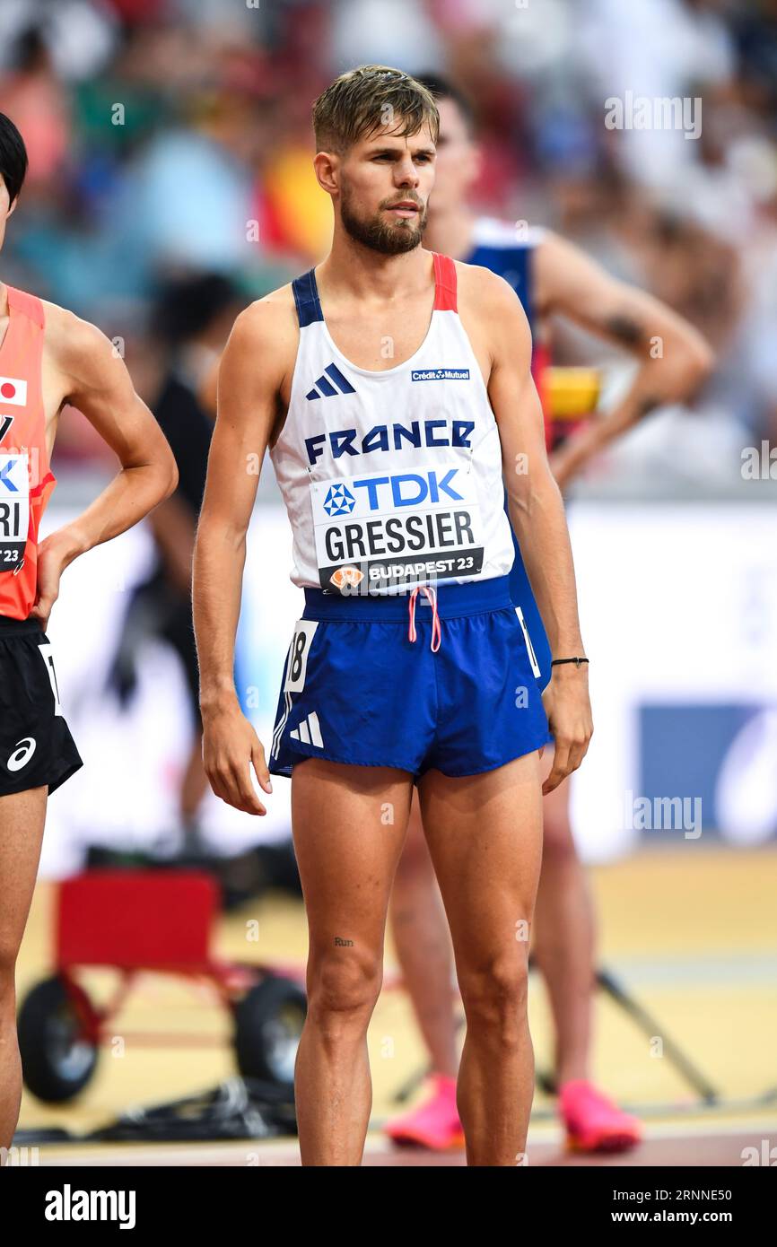 Jimmy Gressier of France competing in the men’s 5000m A race on day 6 ...