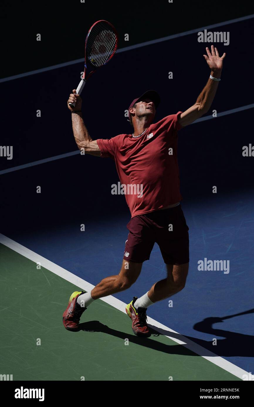 Flushing NY, USA. 01st Sep, 2023. **NO NY NEWSPAPERS** Tommy Paul Vs Alejandro Davidovich Fokina ...