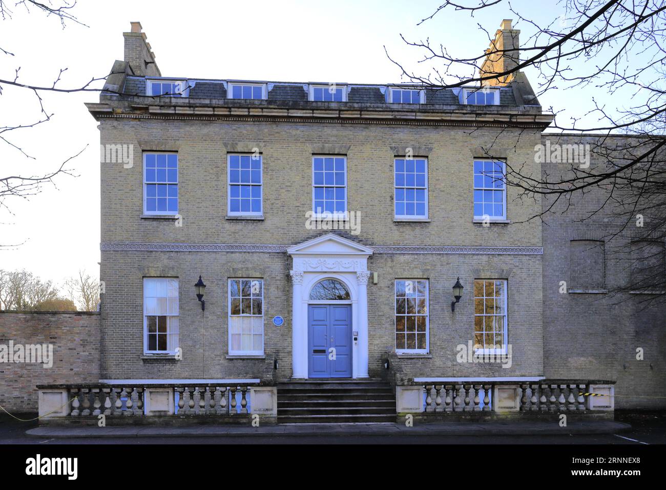 Castle Hill House, Huntingdon town, Cambridgeshire; England; UK Stock ...