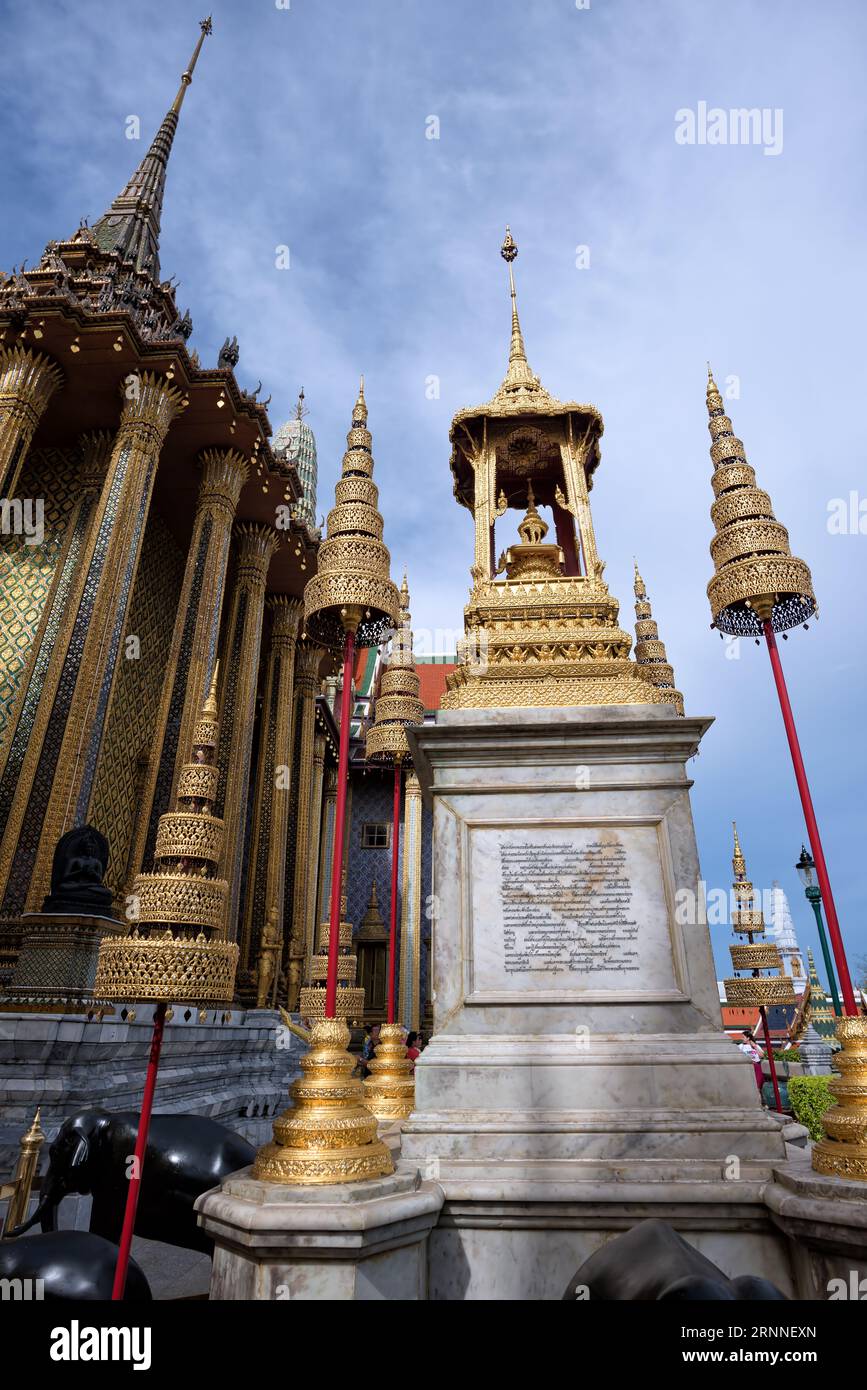 The Phra Mondop and the Monuments of the royal insignia of Rama IV in ...