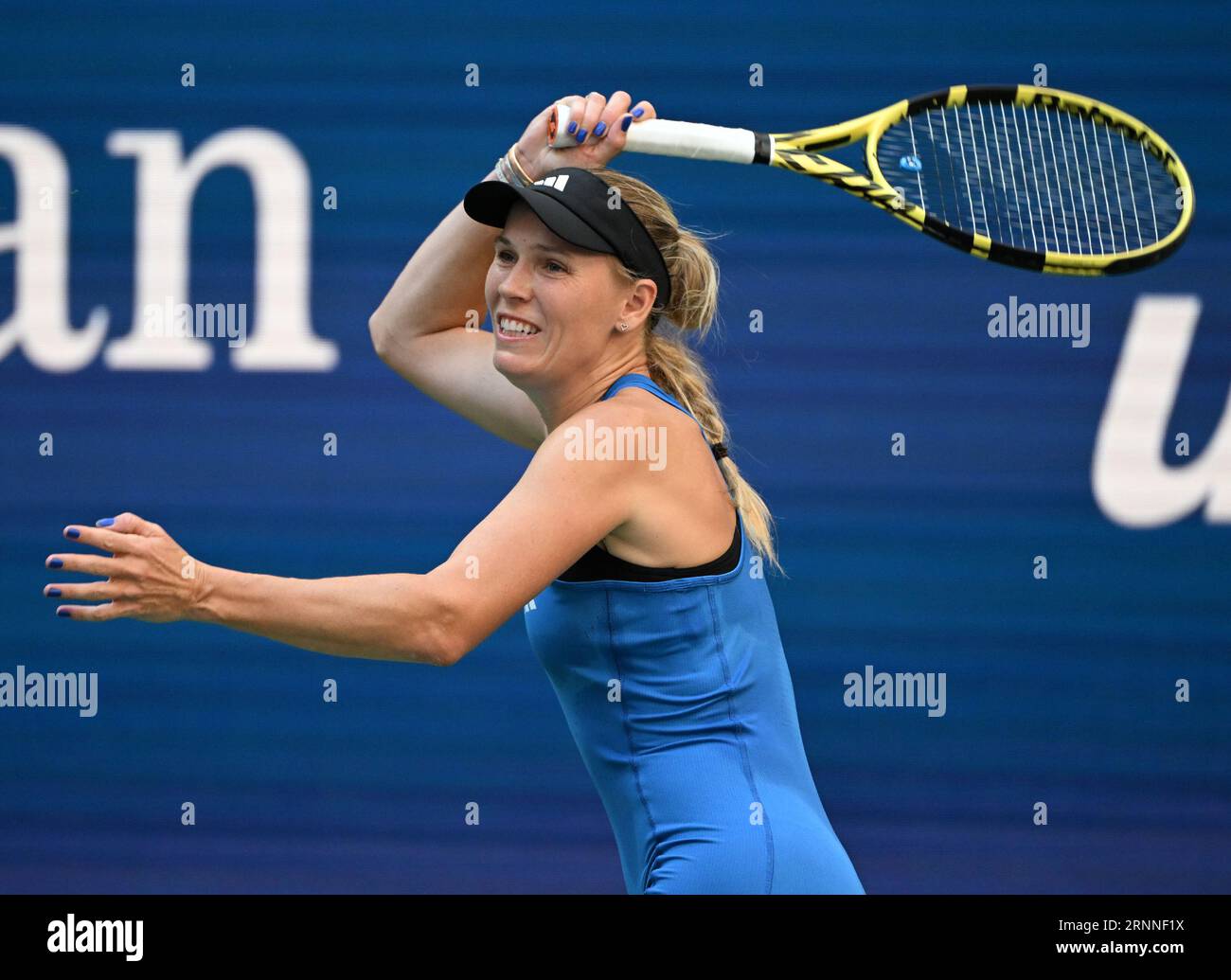 Flushing NY, USA. 01st Sep, 2023. **NO NY NEWSPAPERS** Caroline Wozniacki Vs Jennifer Brady on ...