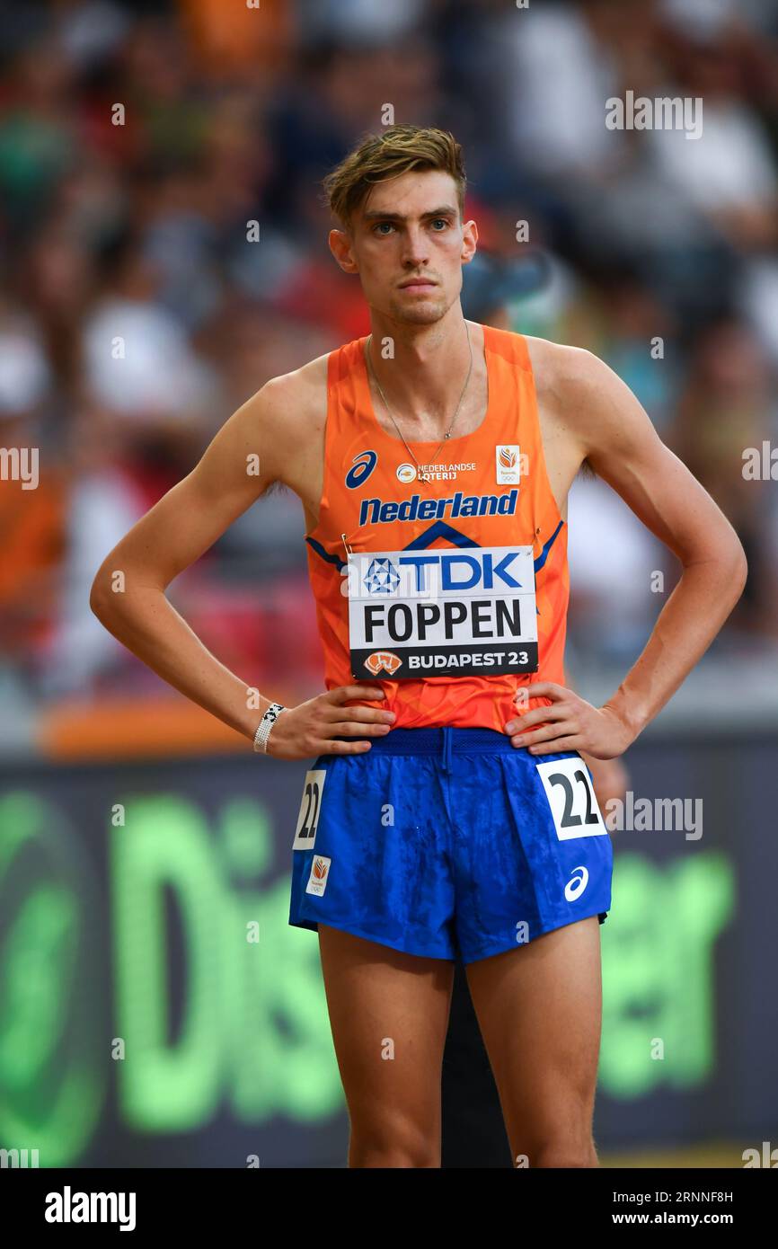 Mike Foppen of the Netherlands competing in the men’s 5000m A race on ...