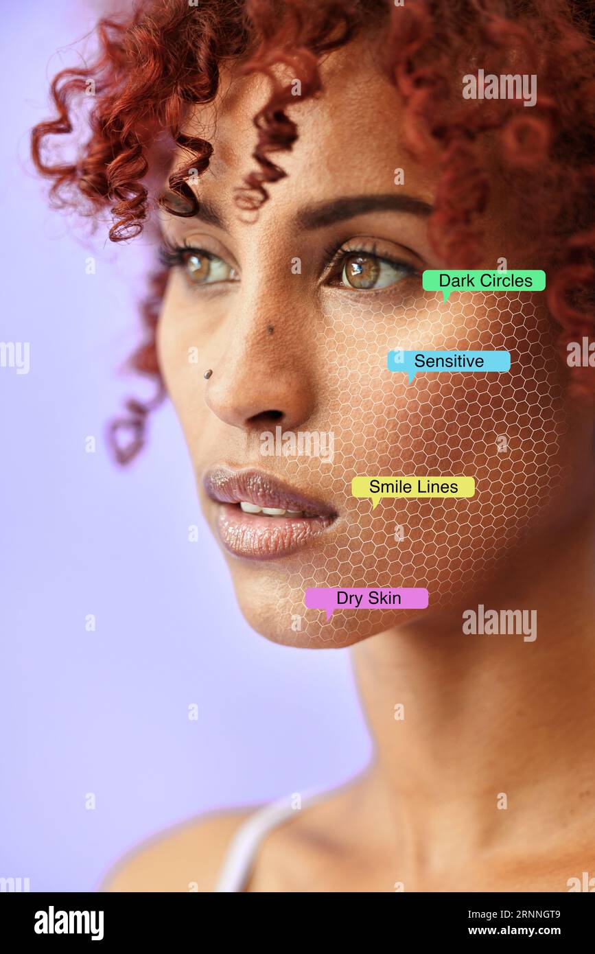 Facial overlay hi-res stock photography and images - Alamy