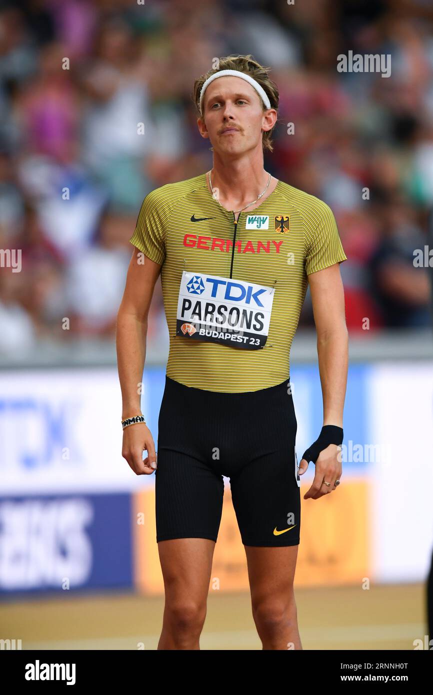 Sam Parsons of Germany competing in the men’s 5000m A race on day 6 of ...