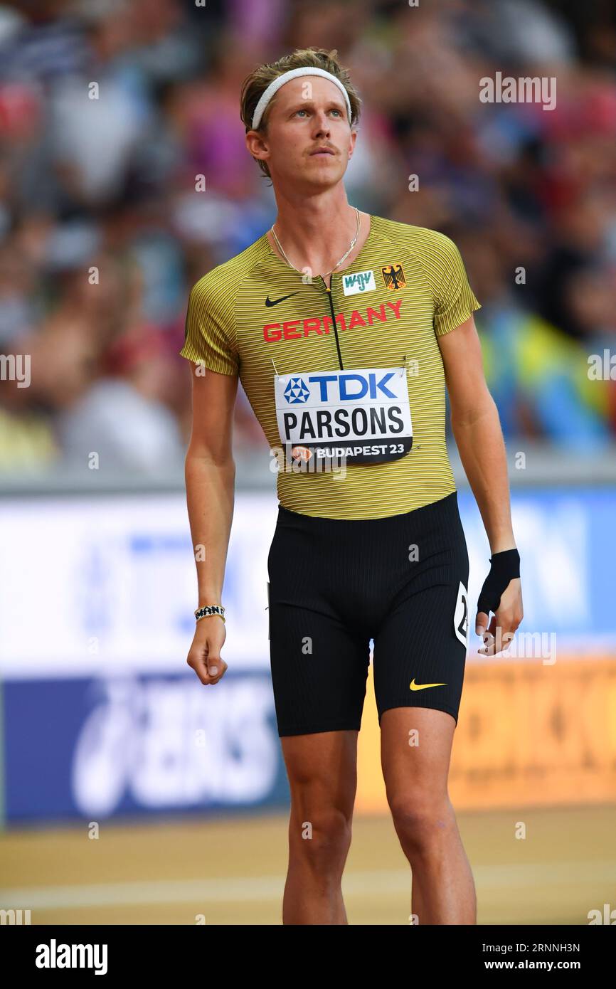 Sam Parsons of Germany competing in the men’s 5000m A race on day 6 of ...