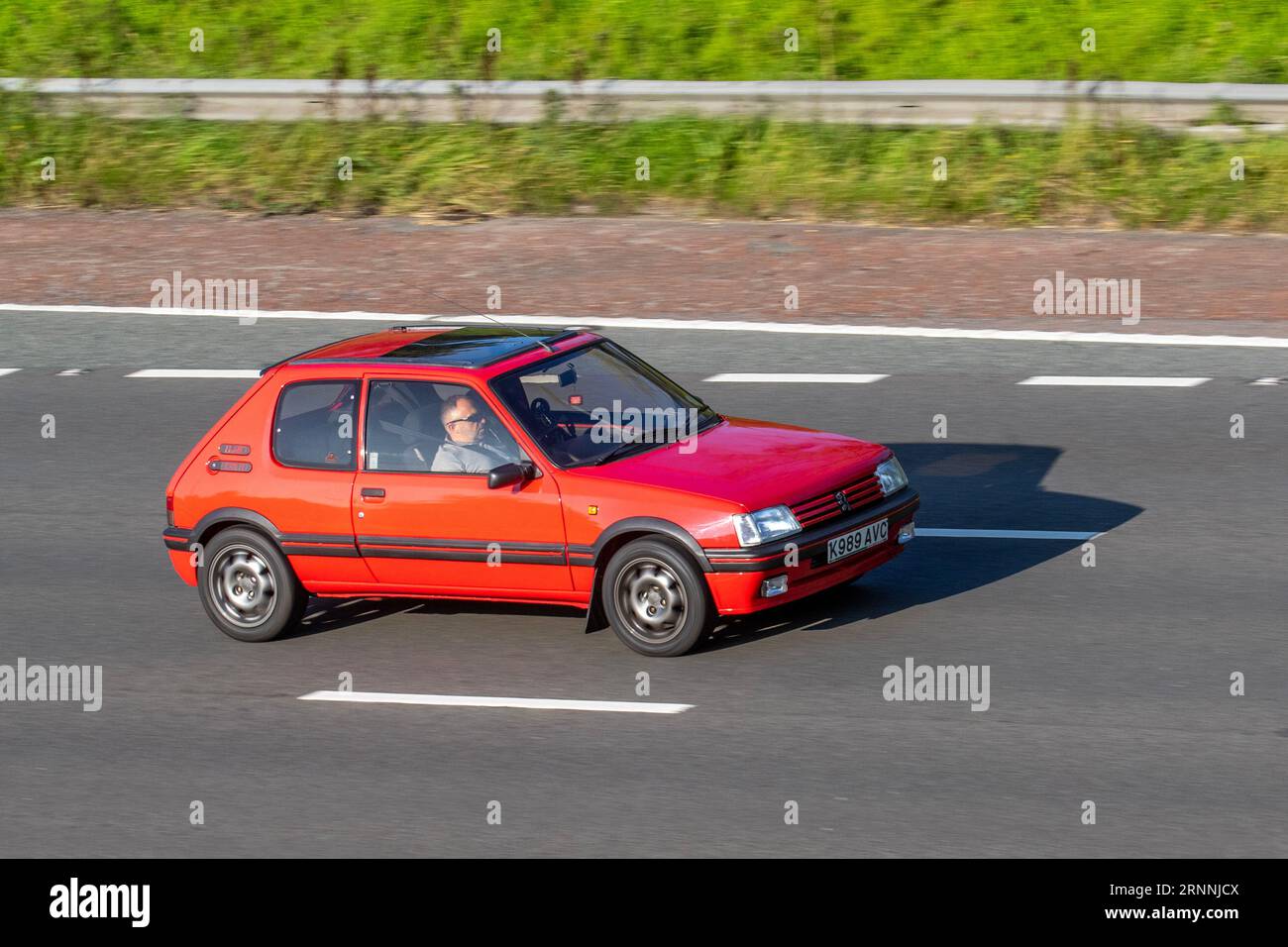 1992 90s nineties Red PEUGEOT 205 3-door supermini, GL 1.6 1580cc GTi ...