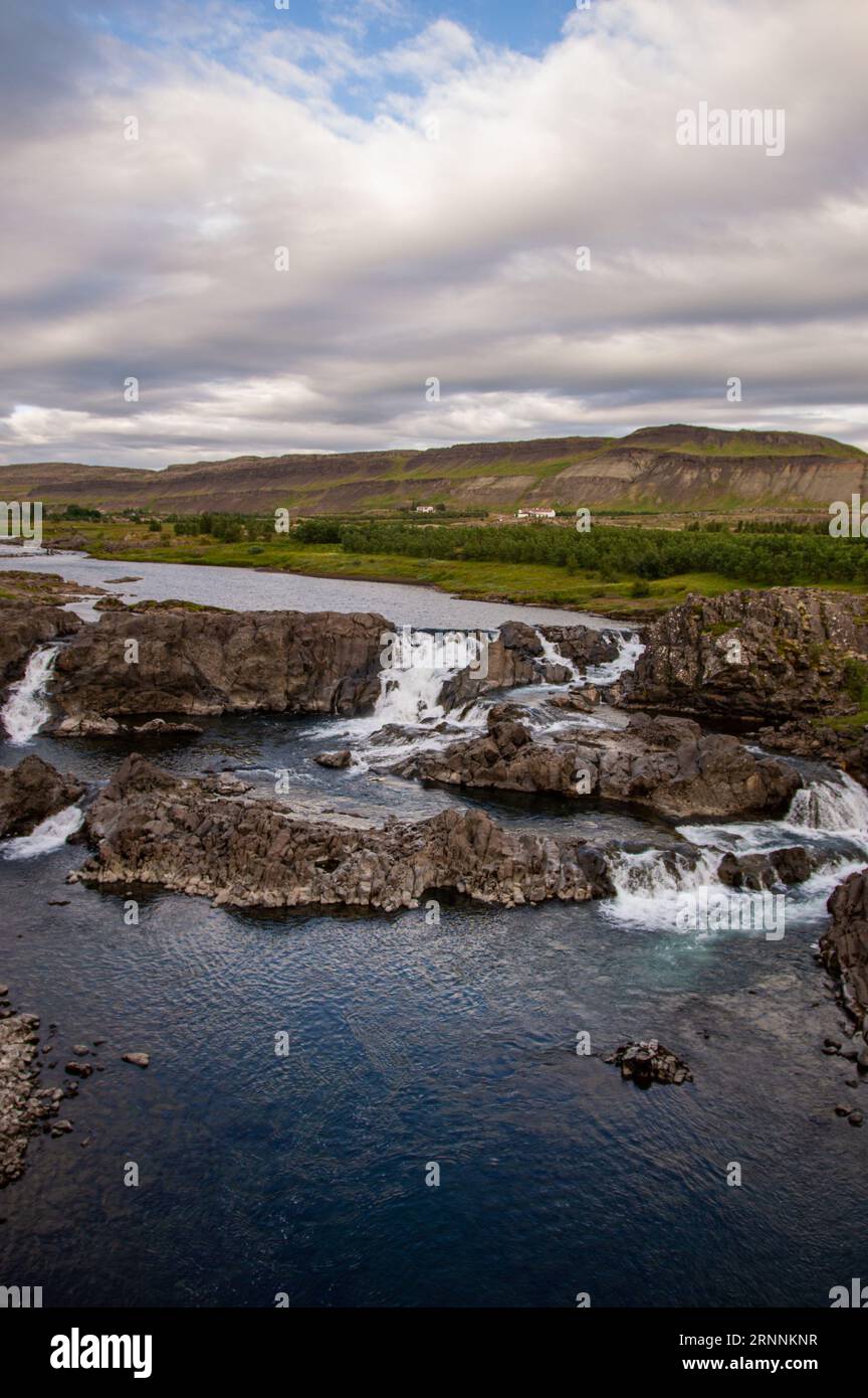 Glanni waterfall hi-res stock photography and images - Alamy