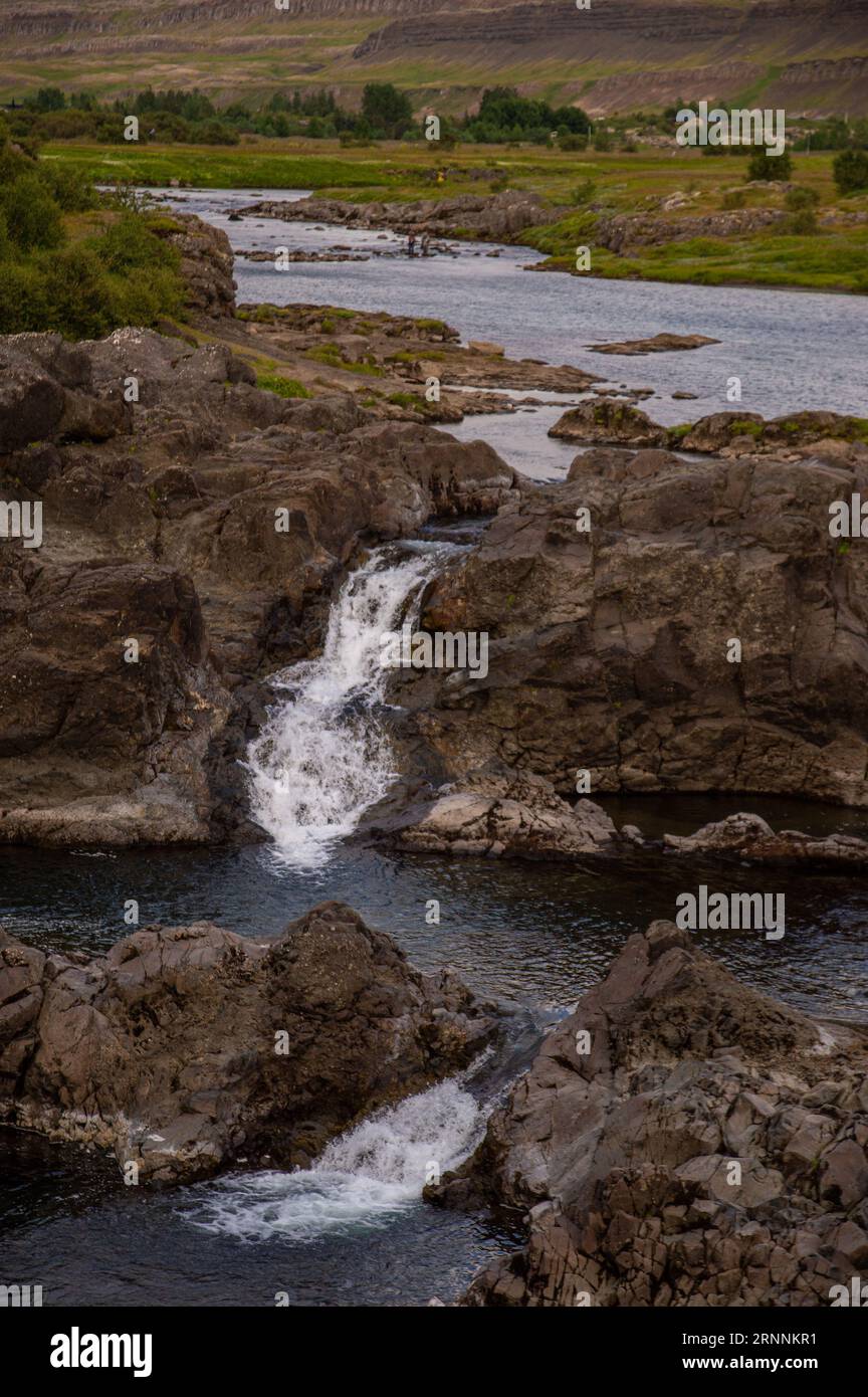 Glanni waterfall hi-res stock photography and images - Alamy