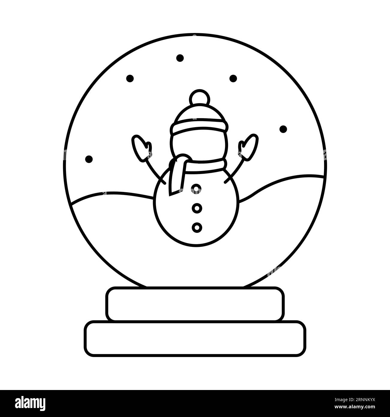 Snowball glass Black and White Stock Photos & Images - Alamy