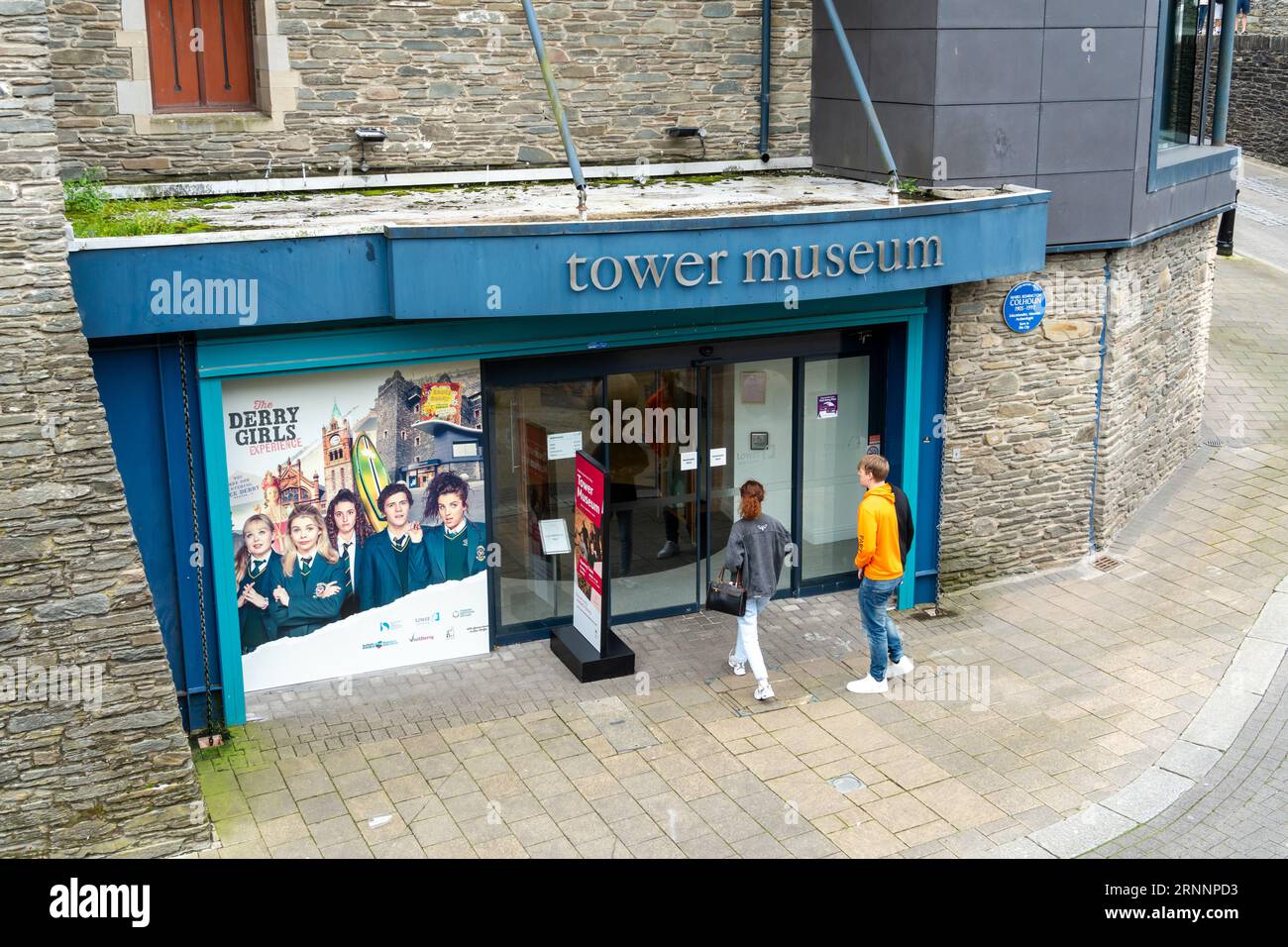 The Tower Museum in the city of Derry - Londonderry, northern Ireland ...