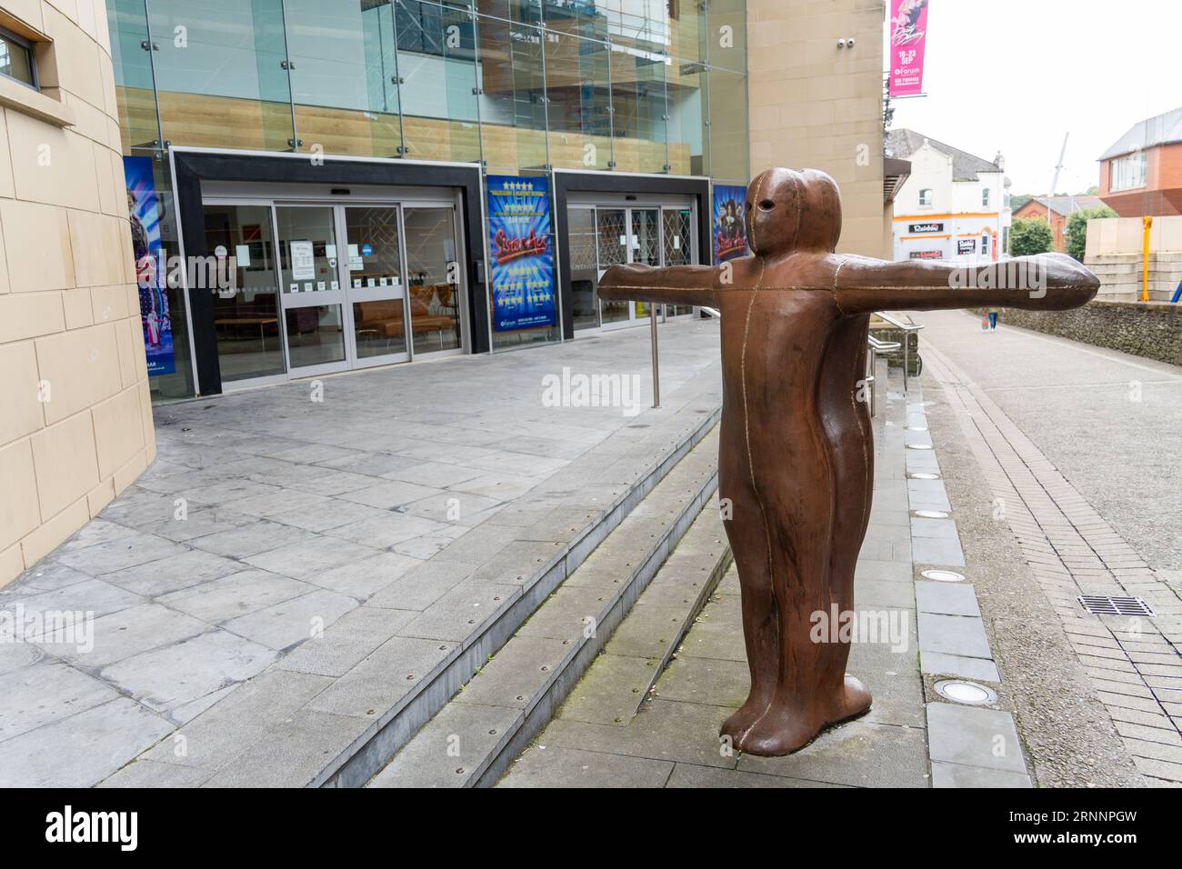 One of the figures from Sculpture For Derry Walls by Antony Gormley, on ...