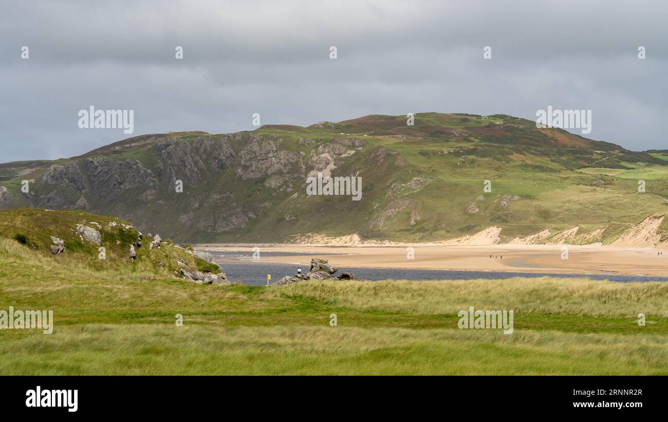 View of the sands at Five Fingers Strand, Doagh, Inishowen, County ...