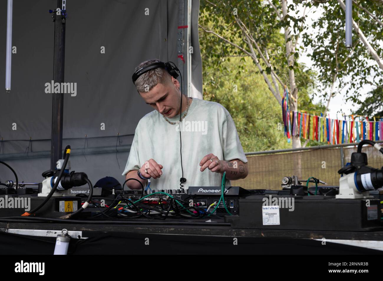 Photographs of Jamie Gunn performing at Connect Festival 2023 at the ...