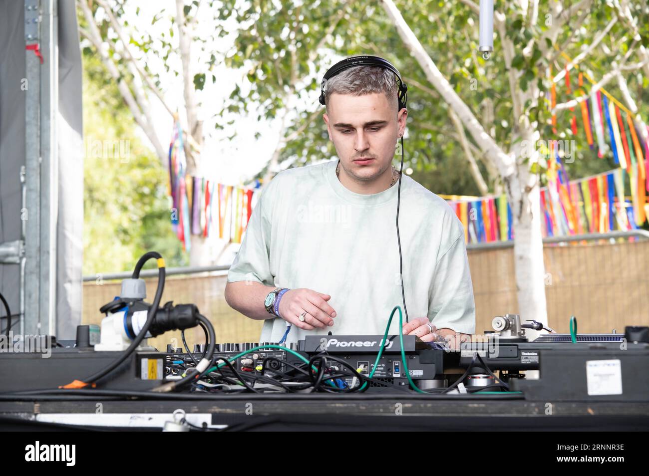 Photographs of Jamie Gunn performing at Connect Festival 2023 at the ...