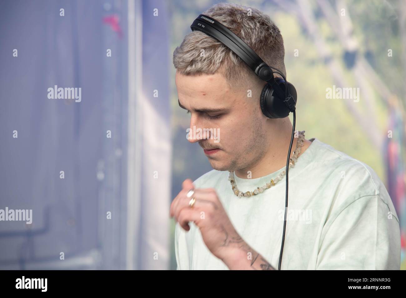 Photographs of Jamie Gunn performing at Connect Festival 2023 at the ...