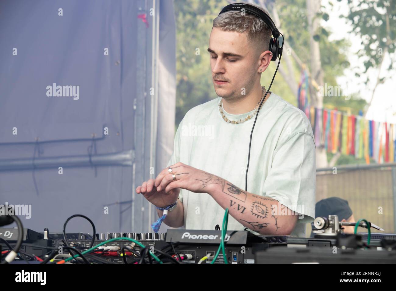 Photographs of Jamie Gunn performing at Connect Festival 2023 at the ...