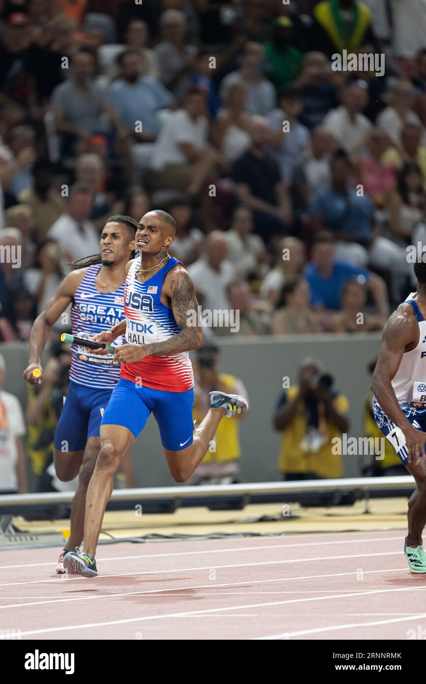 Quincy HALL participating in the Budapest 2023 World Athletics ...