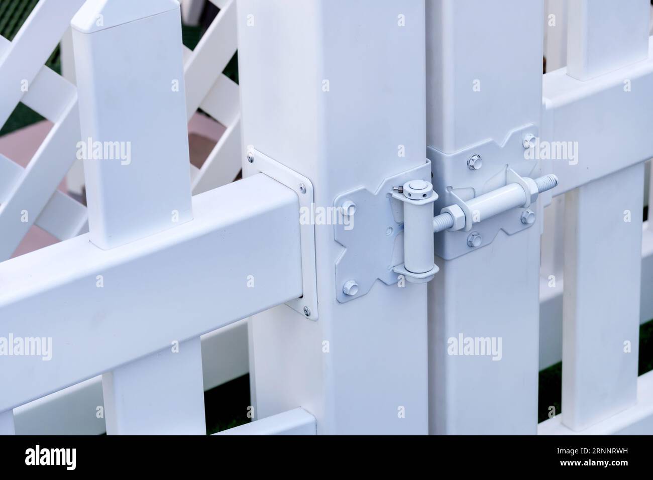 bolt, lock. fasten (a door or gate) with a latch.a metal bar with a ...