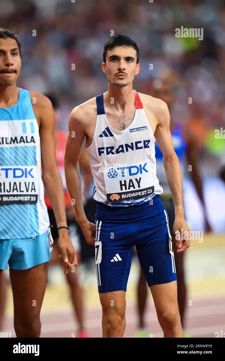 Hugo Hay of France competing in the men’s 5000m B race on day 6 of the ...