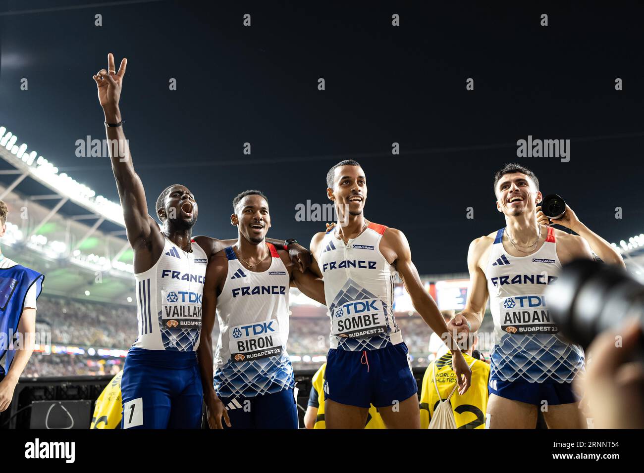 David SOMBE,Gilles BIRON, Ludvy VAILLANT, Téo ANDANT participating in ...