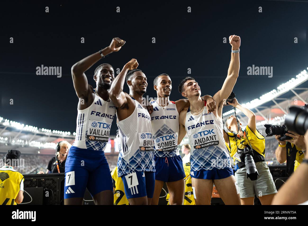 David SOMBE,Gilles BIRON, Ludvy VAILLANT, Téo ANDANT participating in ...
