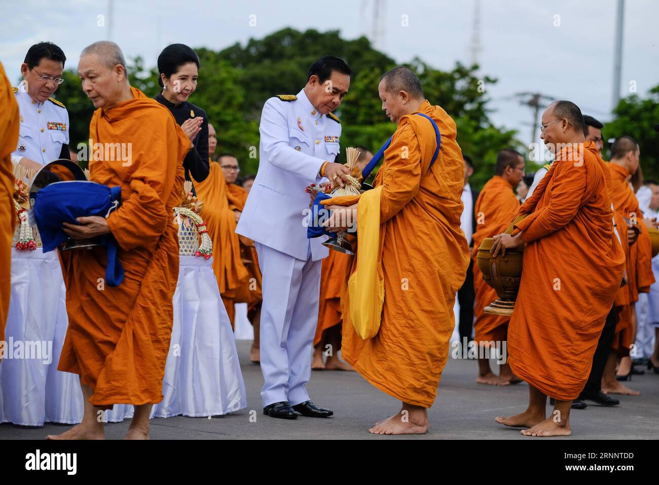 (170728) -- BANGKOK, July 28, 2017 -- Thai Prime Minister Prayuth Chan ...
