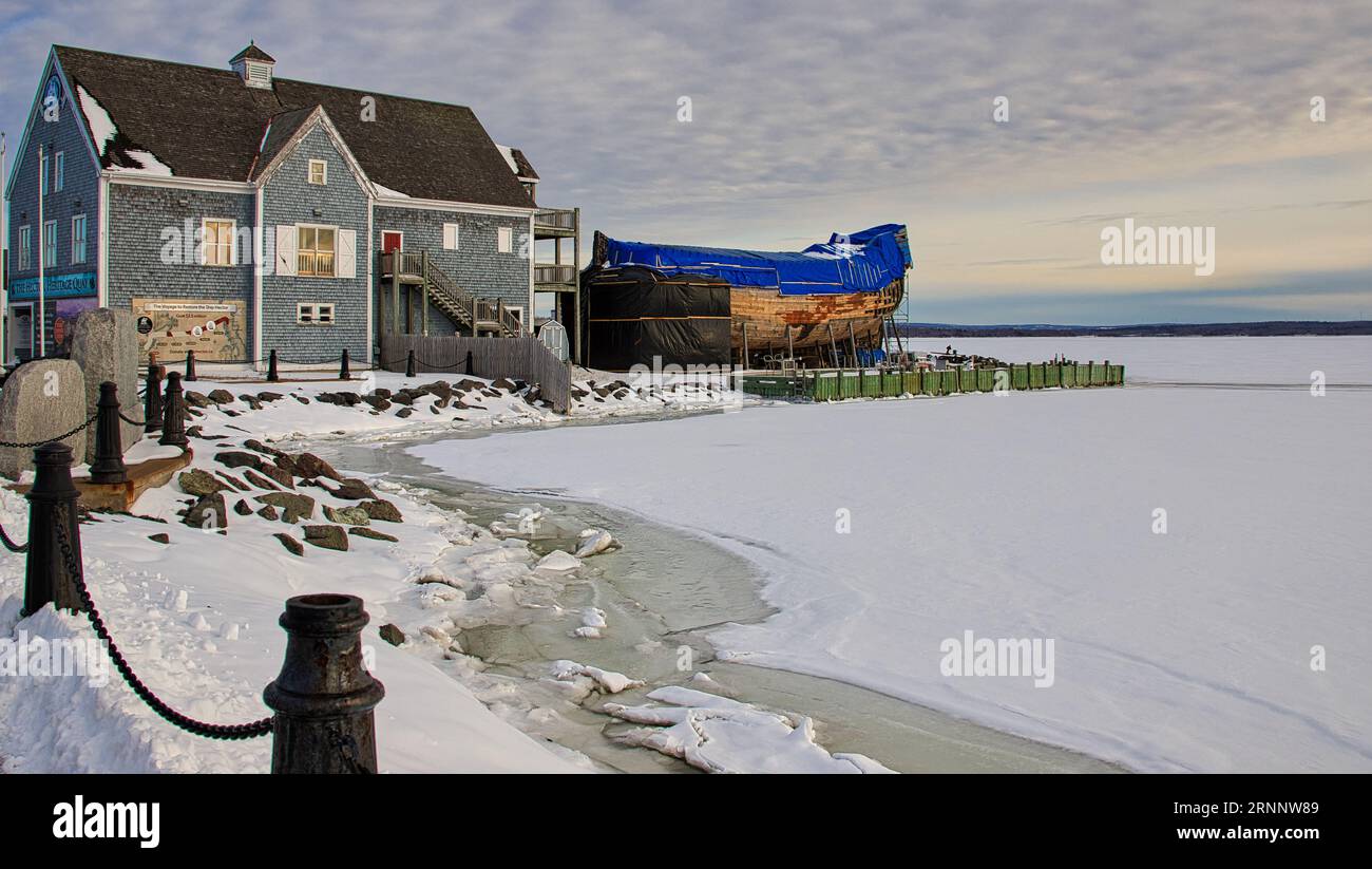 The Quay is home to the Ship Hector, a full-sized replica of the ...
