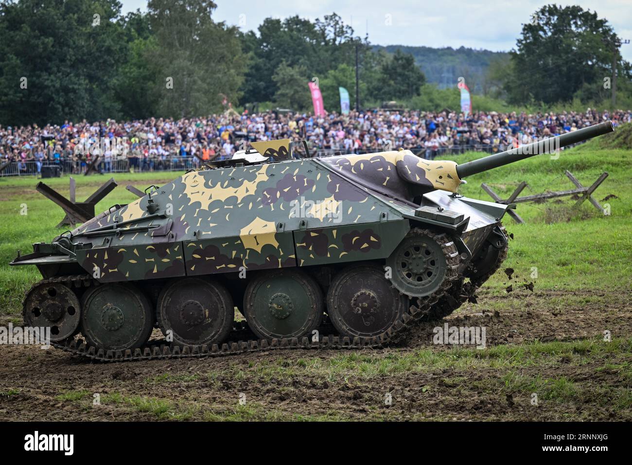 Lesany, Czech Republic. 02nd Sep, 2023. German light tank destroyer ...
