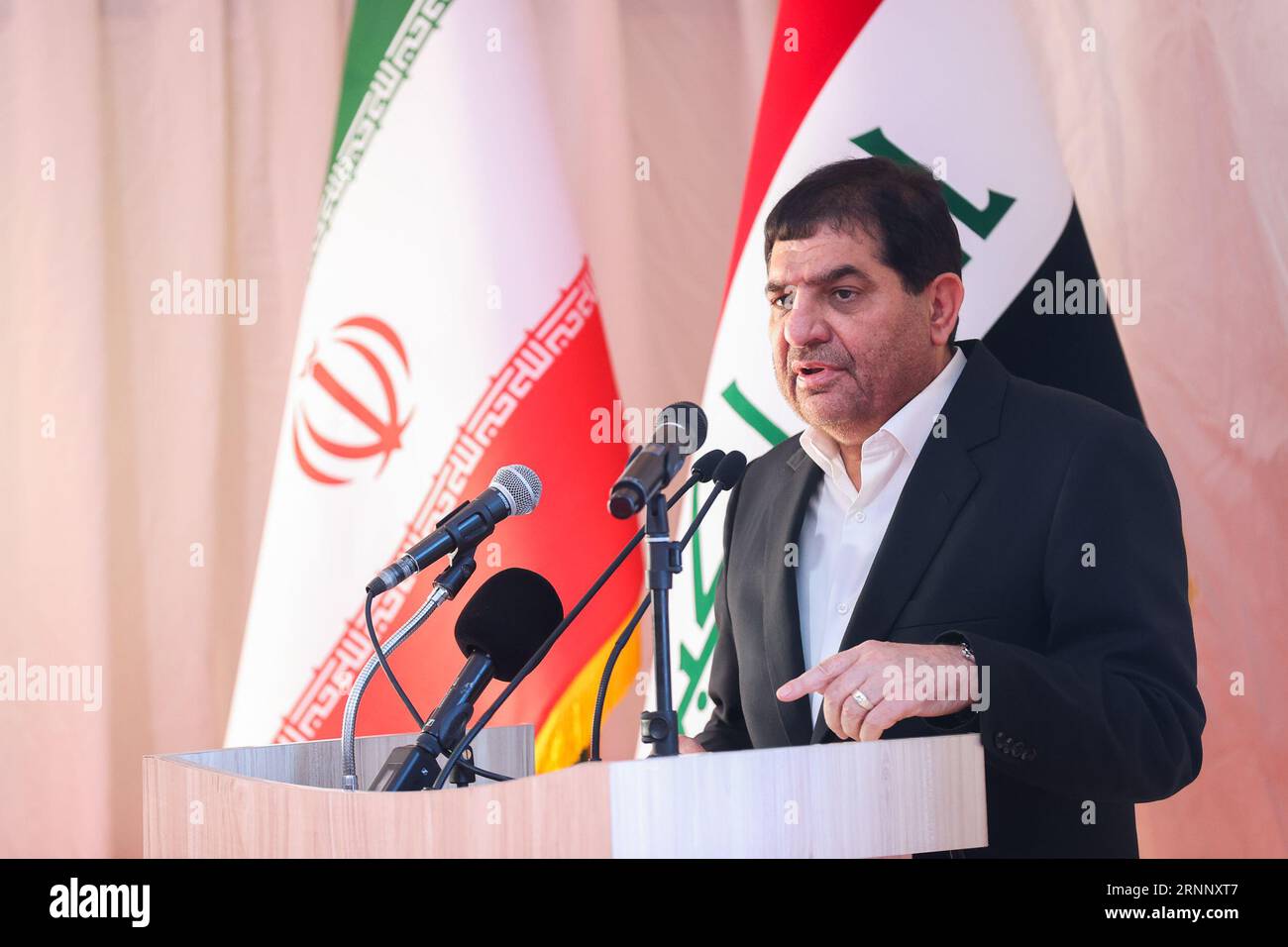 Ash Shalamijah, Basra, Iraq. 2nd Sep, 2023. Iranian First Vice ...