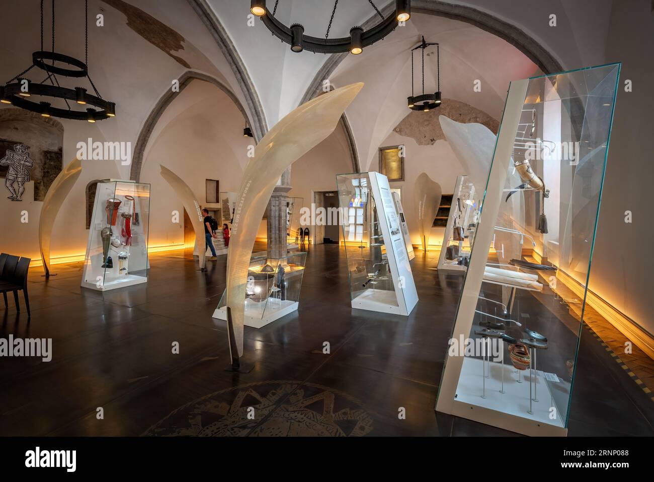 Interior of Estonian History Museum - Great Guild Hall - Tallinn ...