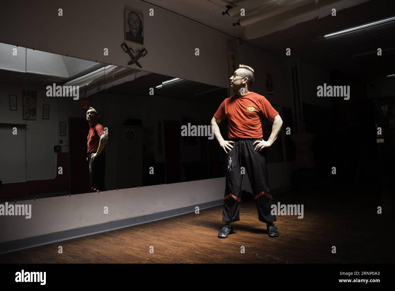 (170803) -- NEW YORK, Aug. 3, 2017 -- Alex Richter poses for a photo at ...