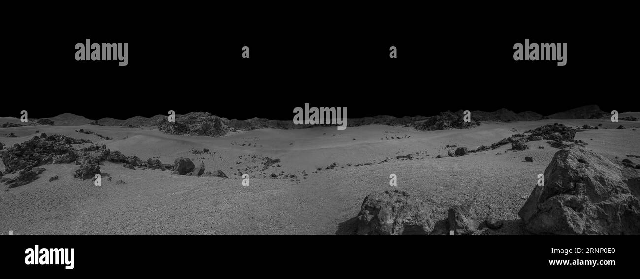 Desert Mars mountains cosmic background Stock Photo - Alamy