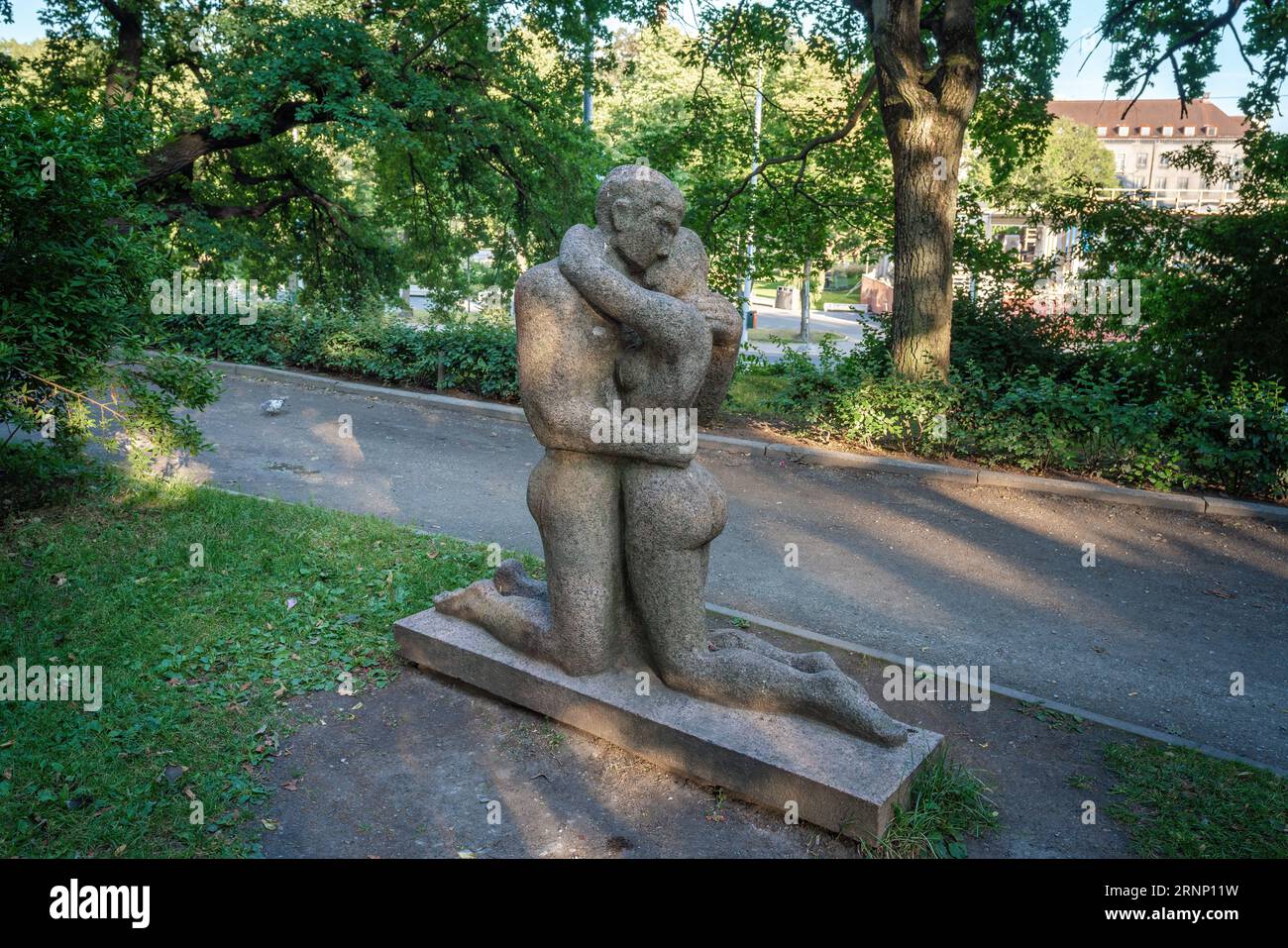 The Moment After the Kiss by Tauno Kangro at Kissing Hill - Tallinn ...