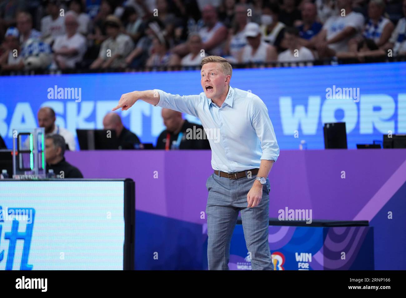 Okinawa, Japan. 2nd Sep, 2023. Lassi Tuovi, head coach of team Finland ...