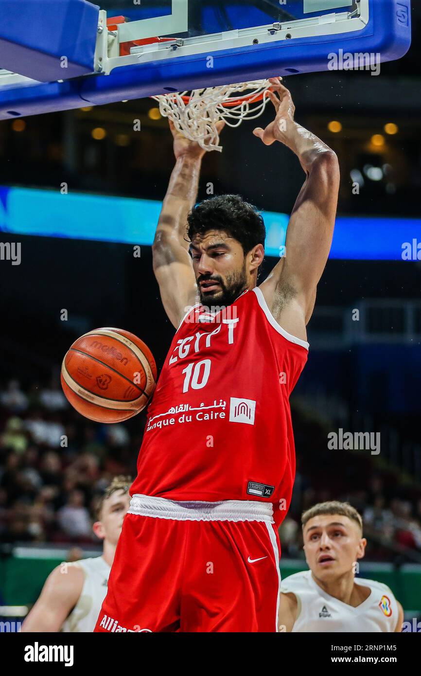 Manila, Philippines. 2nd Sep, 2023. Anas Mahmoud of Egypt dunks during ...