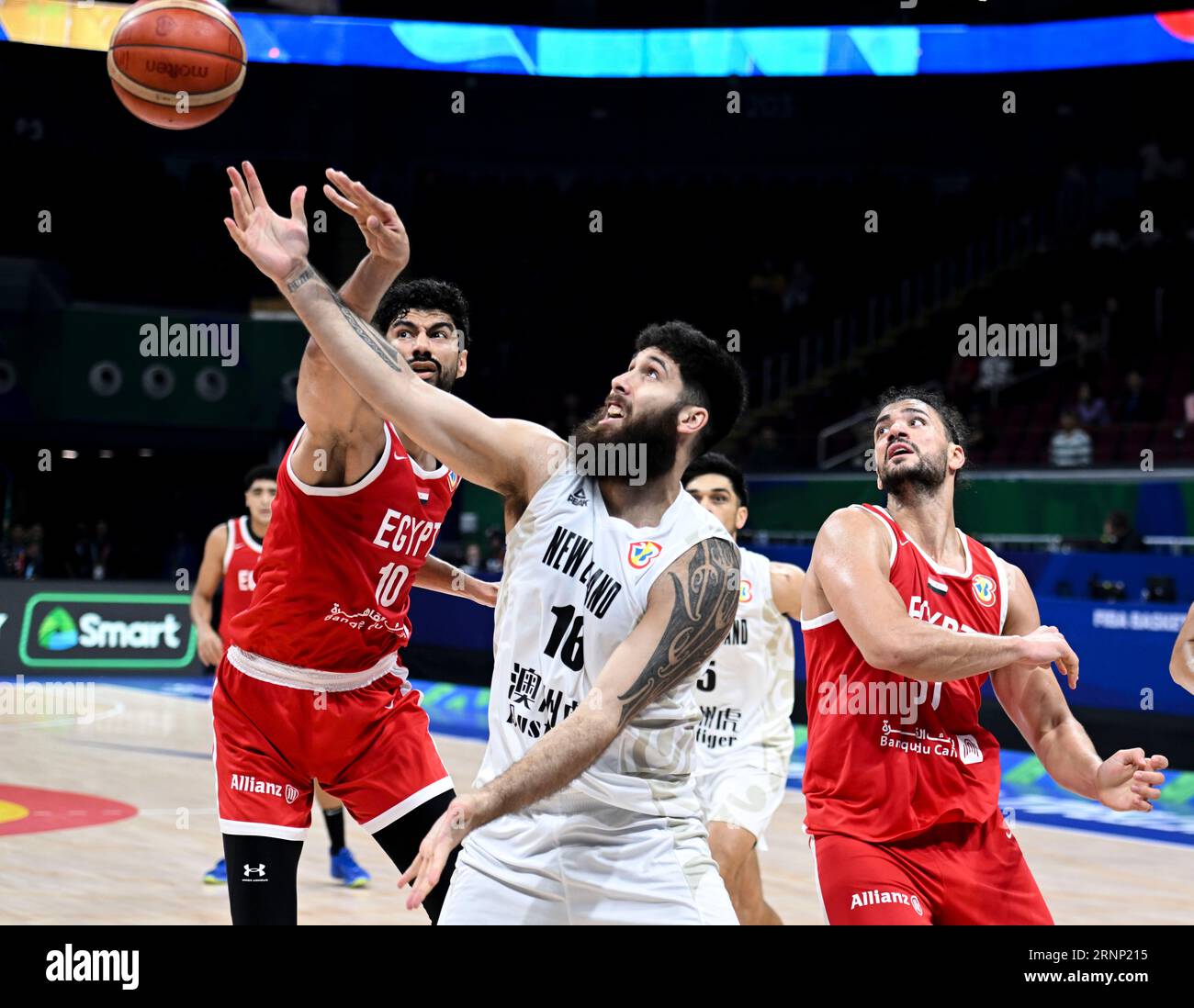 Manila, Philippines. 2nd Sep, 2023. Tohi Smith-Milner (front, C) of New ...