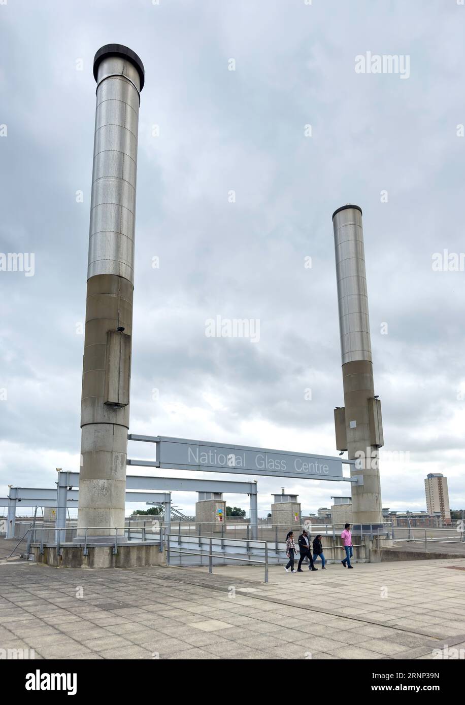 National glass centre exterior terrace riverside river wear roke hi-res ...