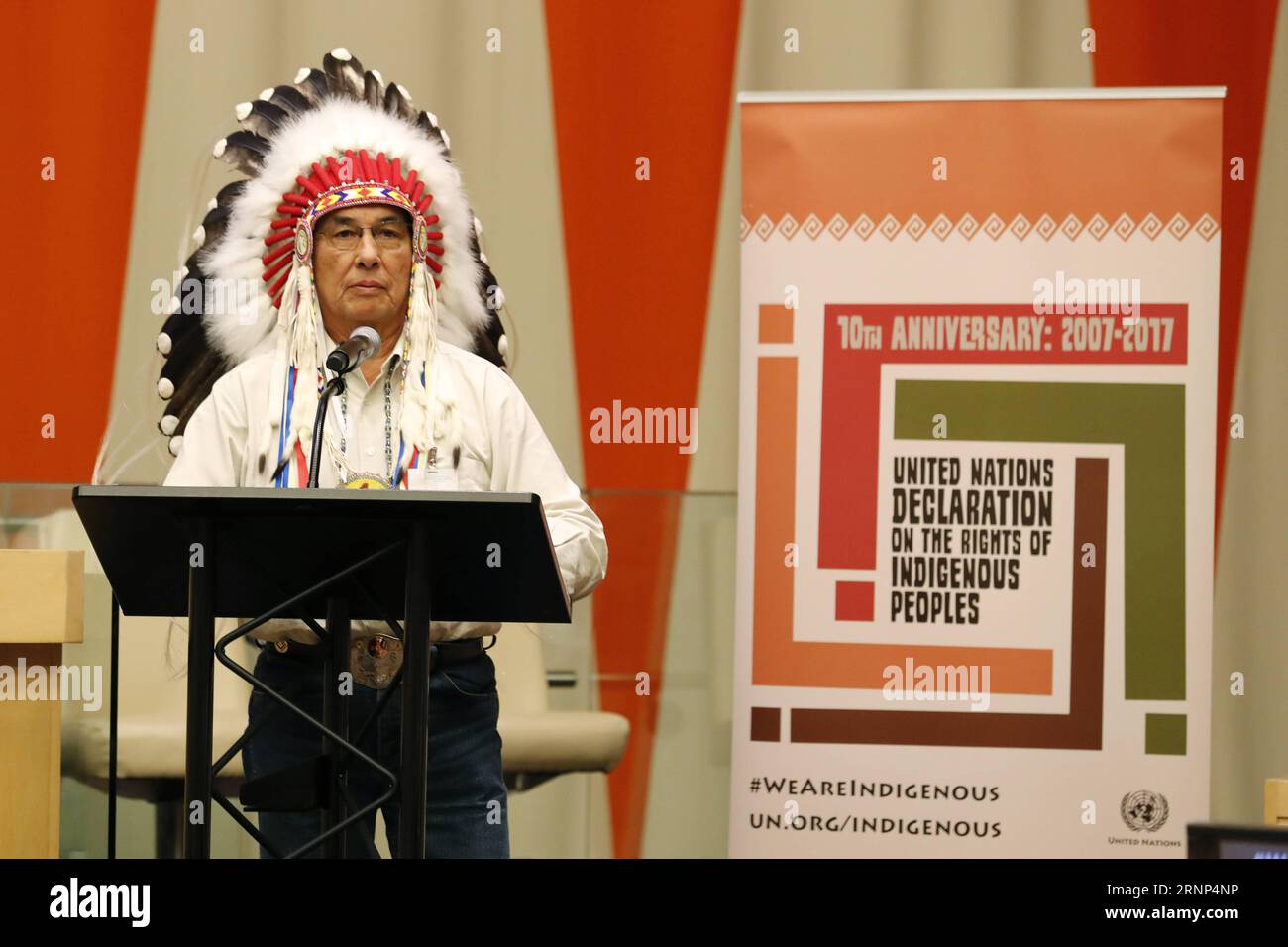 (170810) -- UNITED NATIONS, Aug. 10, 2017 -- Grand Chief Wilton ...