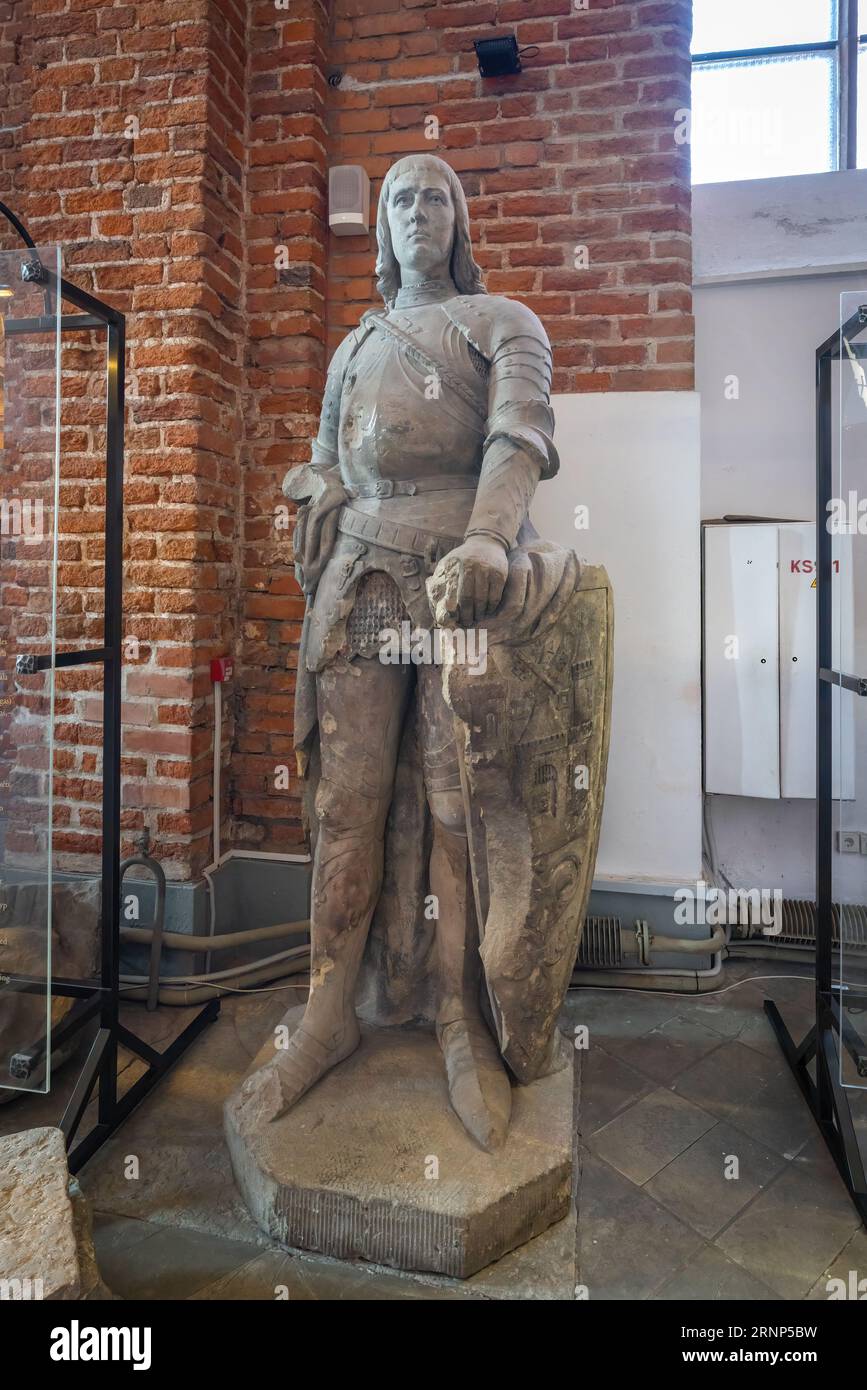 Original Roland Statue by August Volz at St. Peters Church Interior ...