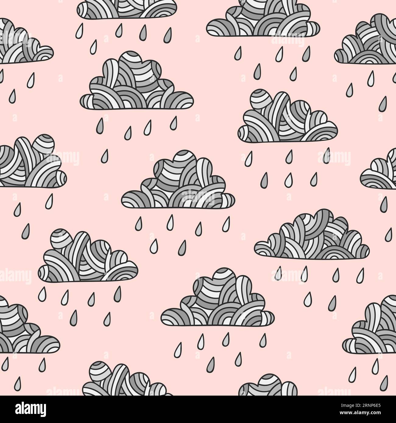 Rain cloud hand drawn Stock Vector Images - Alamy