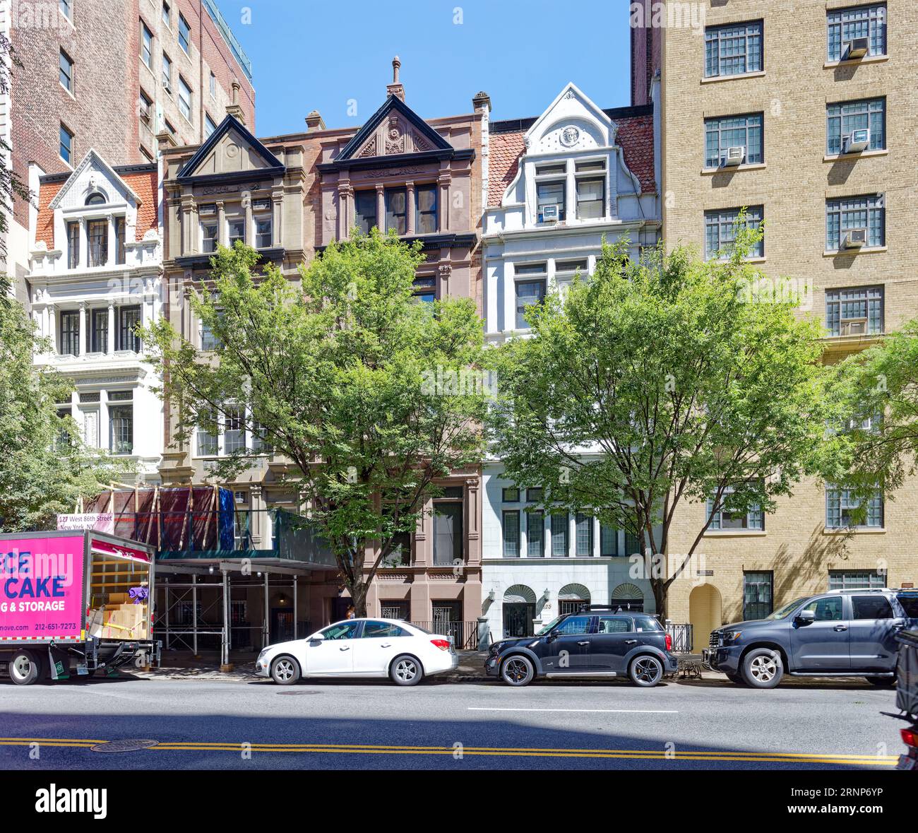 Upper West Side: A set of landmark row houses combining Queen Anne and ...