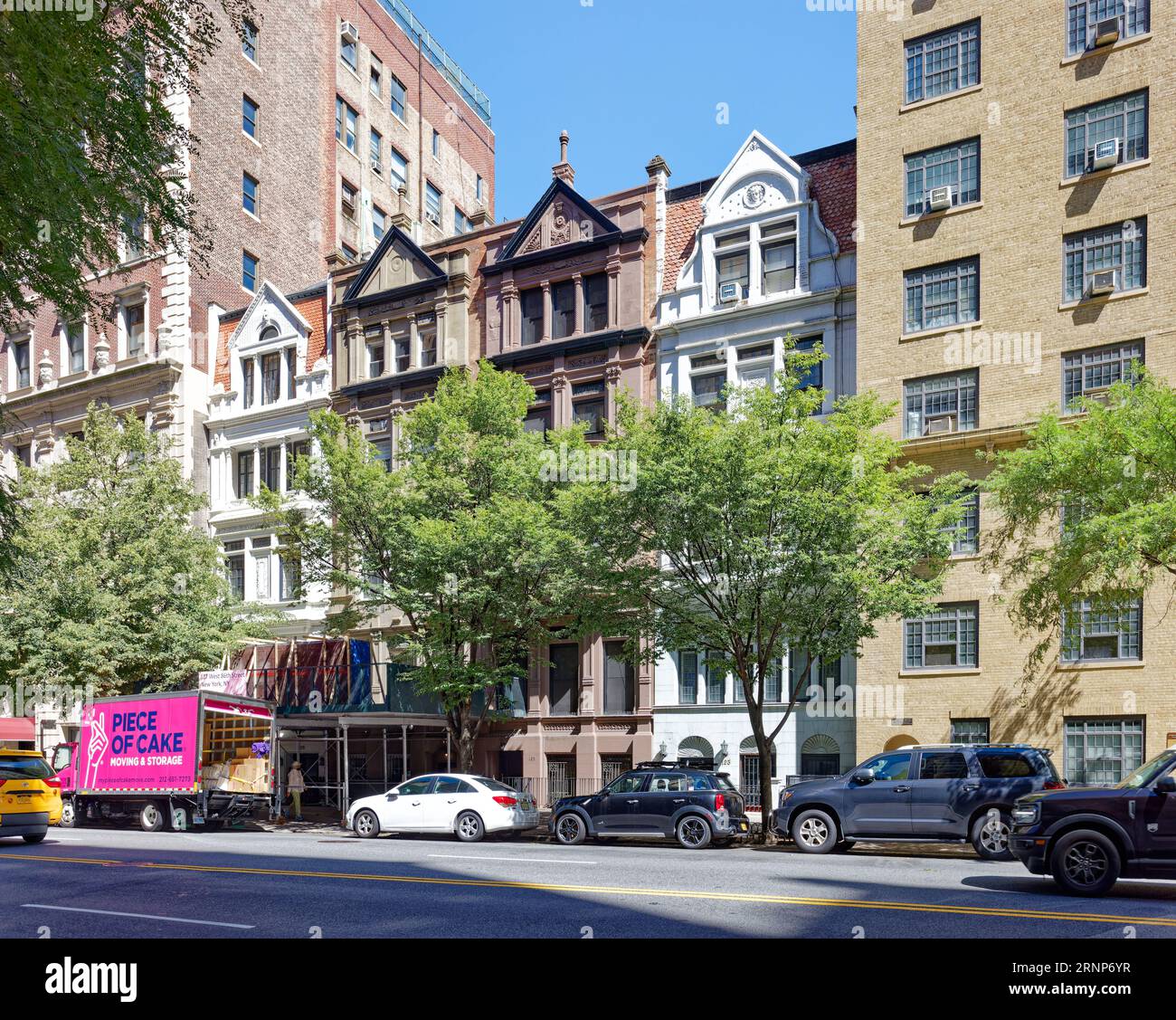 Upper West Side: A set of landmark row houses combining Queen Anne and ...