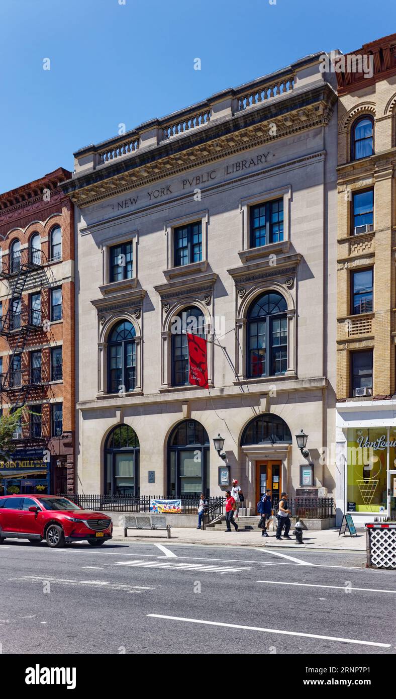 Upper West Side: The St. Agnes Branch of the New York Public Library ...