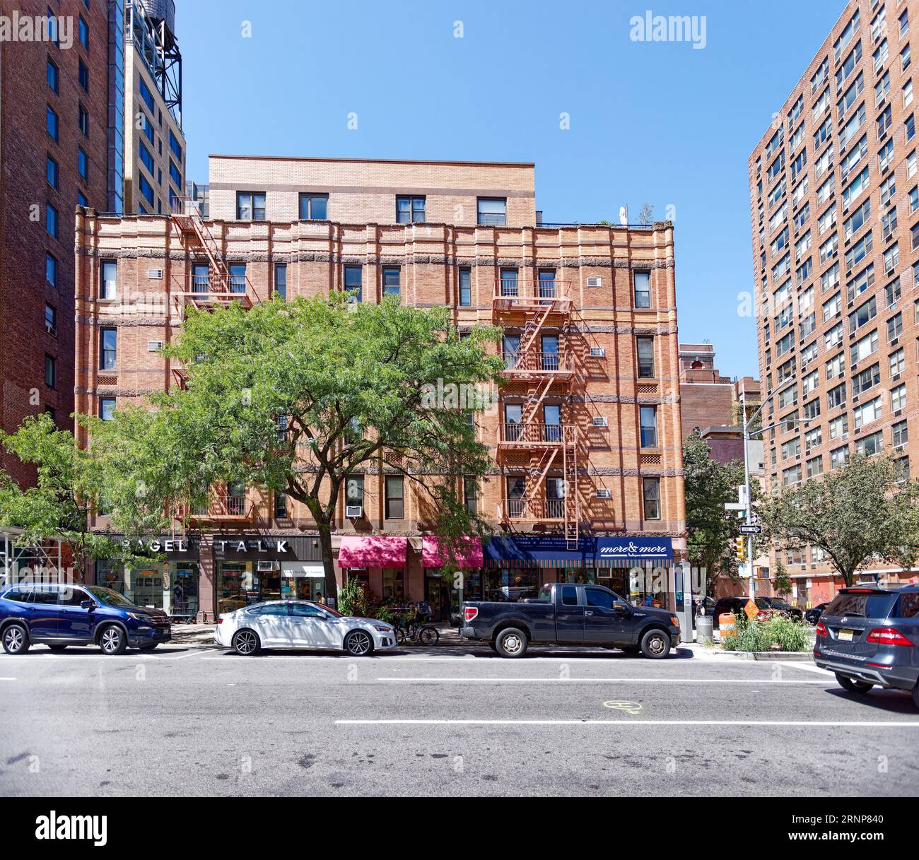 Upper West Side: This brownstone and brick apartment building, built in ...